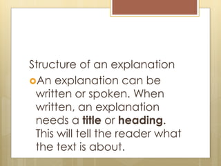 English 7-4th Quarter Explanation Text | PPT