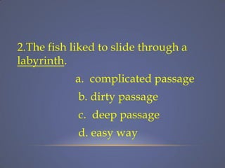 English 7-4th Quarter Lesson 2 The Fisherwoman and the Fish by Jose ...