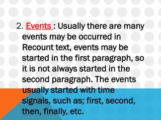 English 7-4th Quarter Recount Text | PDF