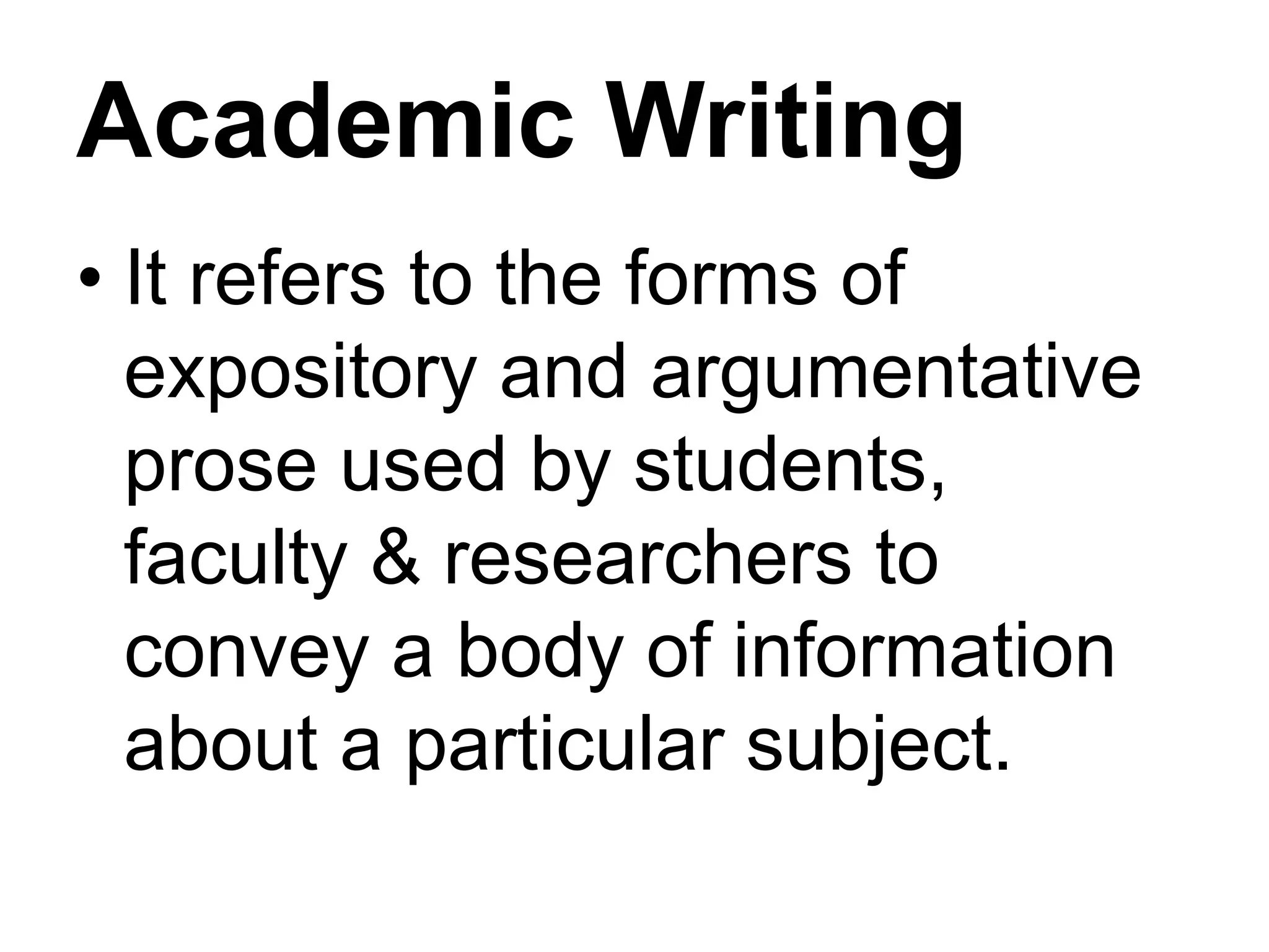 English 7 Academic Writing | PPTX