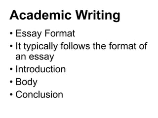 English 7 Academic Writing | PPTX