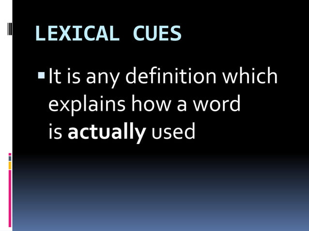 English 7 Lexical and Contextual Cues | PPTX