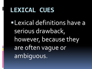 English 7 Lexical and Contextual Cues | PPTX