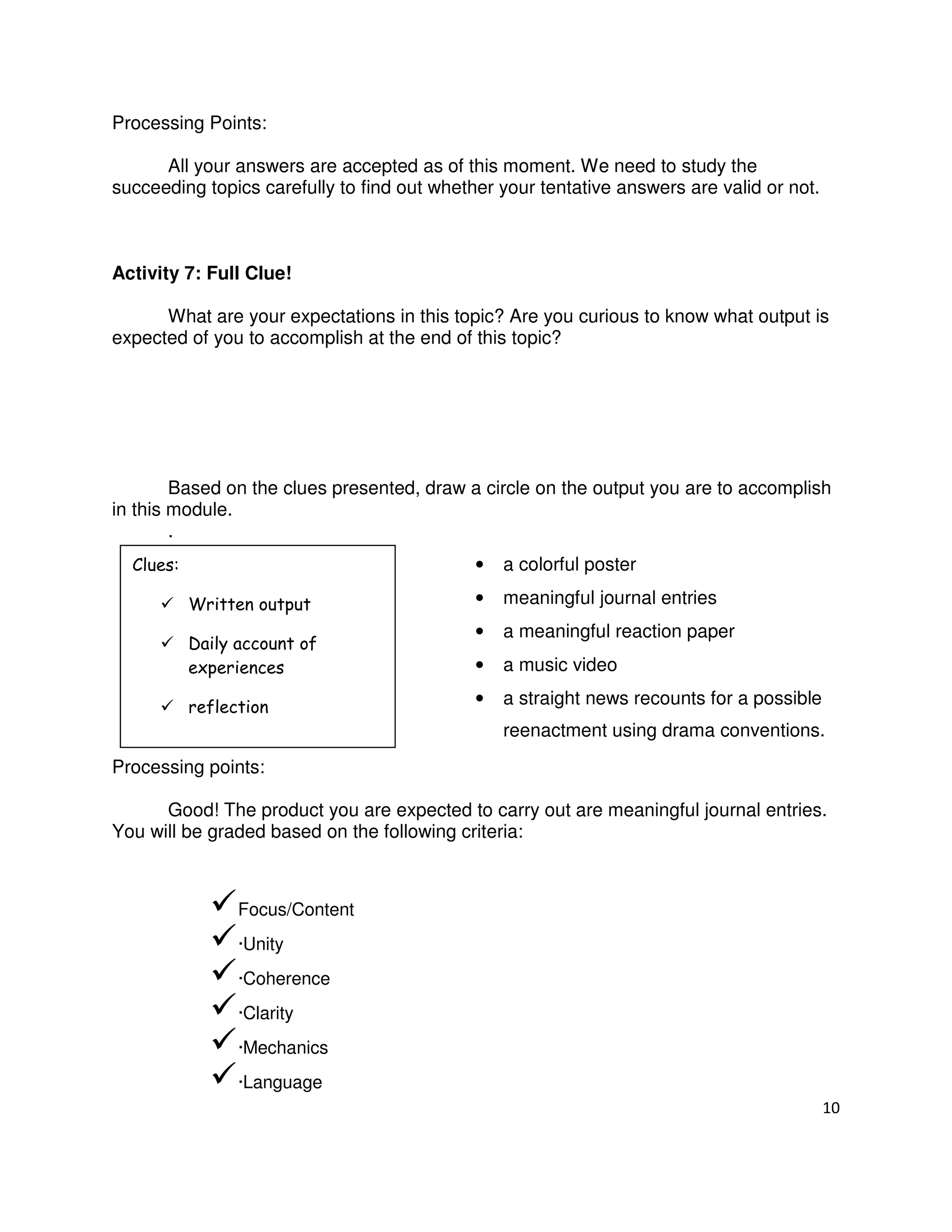 DepEd k12 English 7 fourth quarter module 1 | PDF