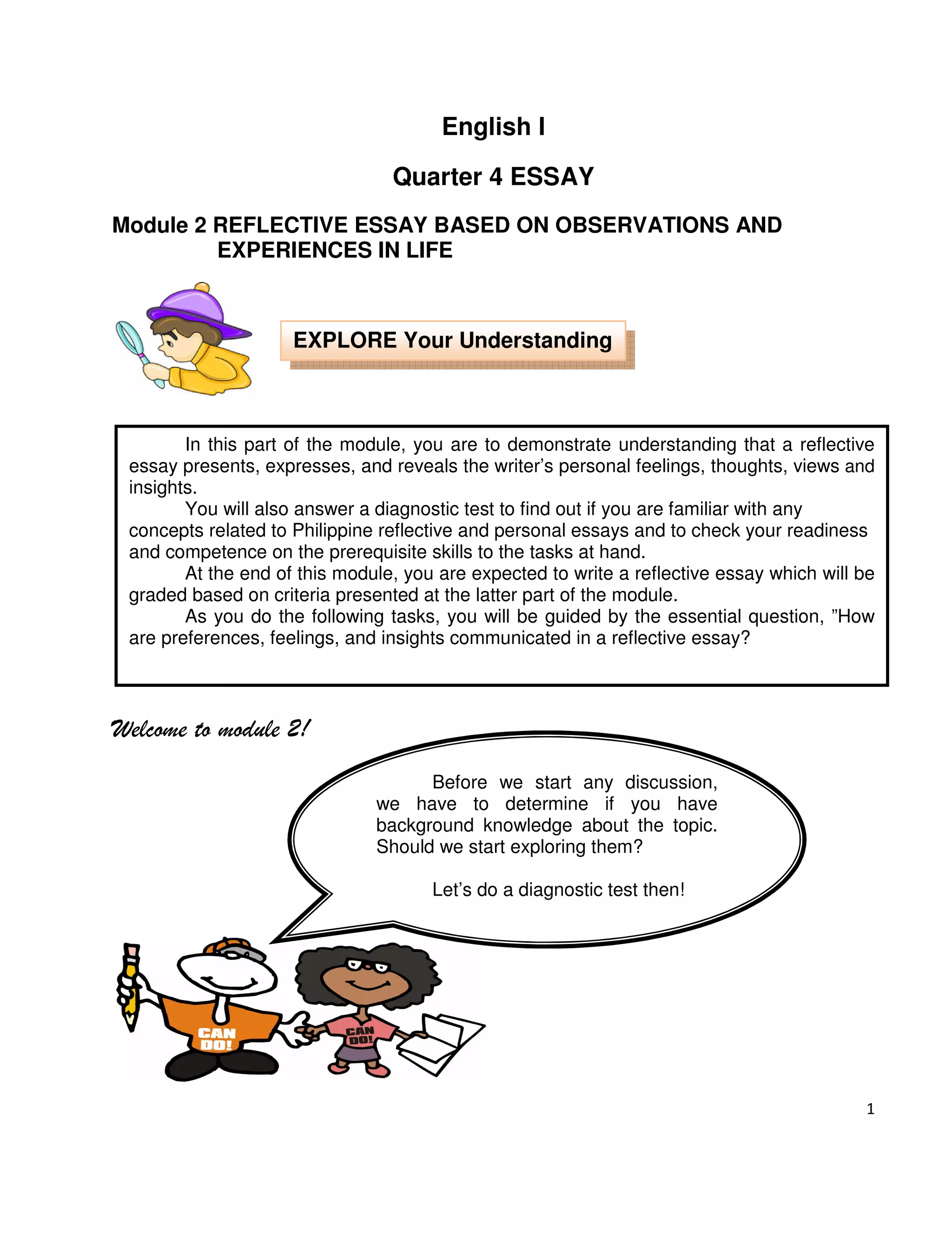 DepEd k12 English 7 fourth quarter module 2 | PDF