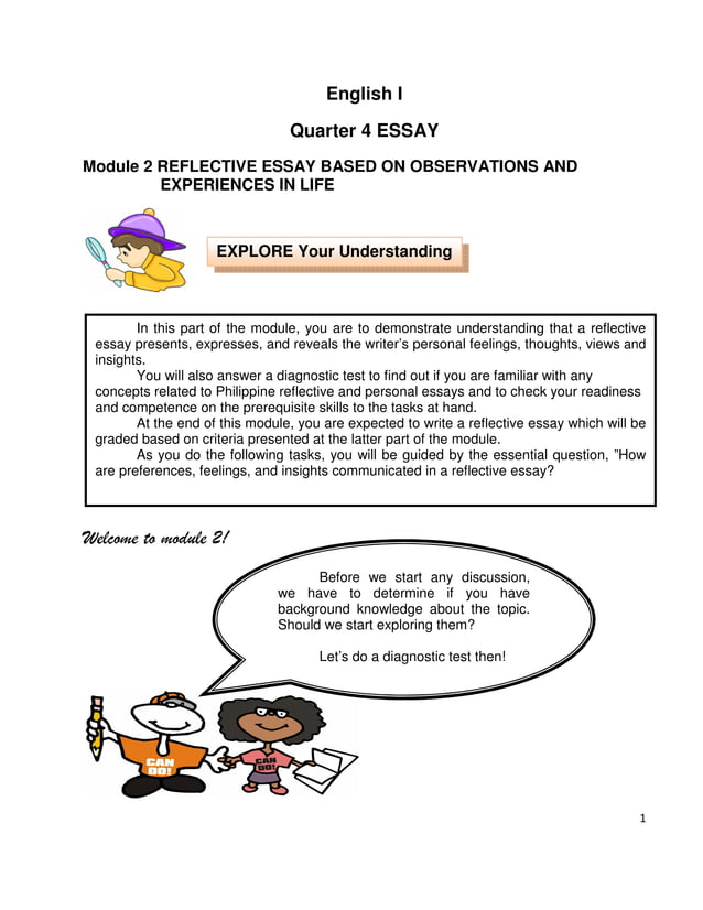 DepEd k12 English 7 fourth quarter module 2 | PDF