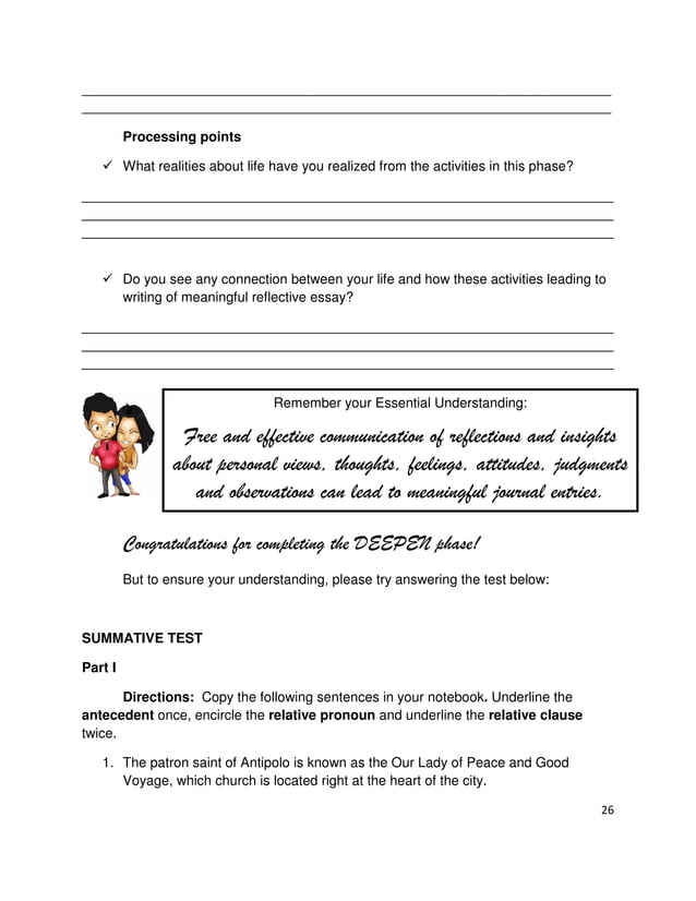 DepEd k12 English 7 fourth quarter module 2 | PDF