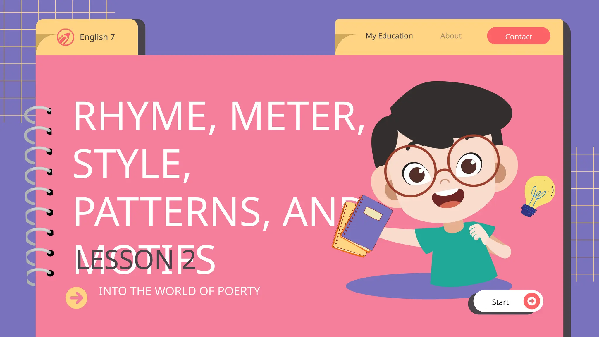 LESSON RHYME METER STYLE PATTERNS AND MOTIFS | PPTX