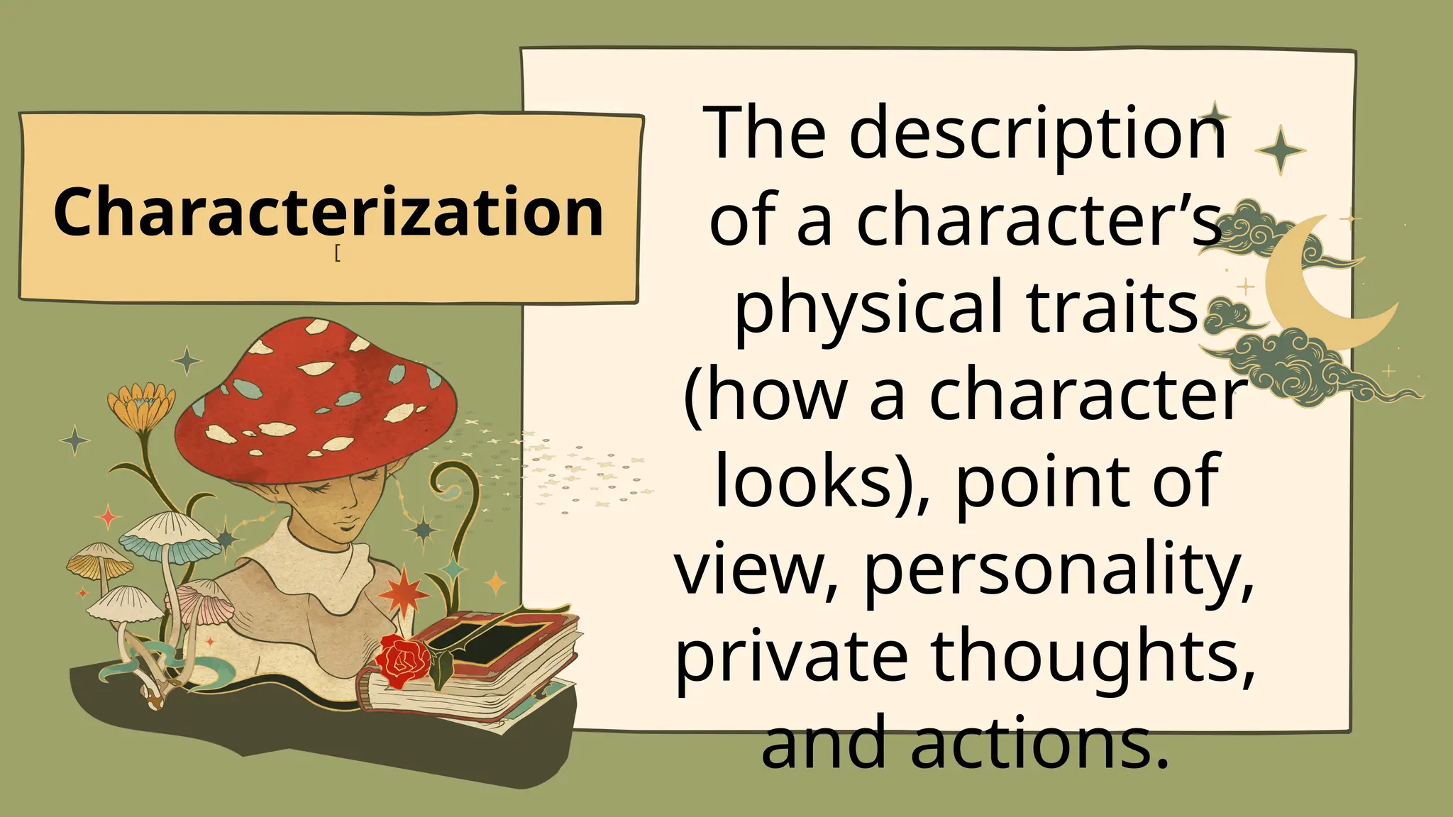 Analyzing Literary Text:Conflict, Character, & Characterization | PPTX