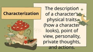 Analyzing Literary Text:Conflict, Character, & Characterization | PPTX