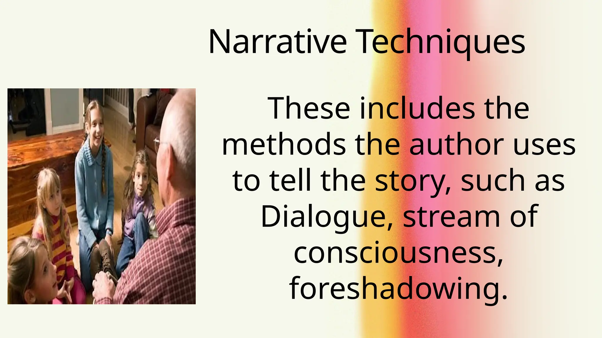 Understanding point of view and Narrative Techniques | PPTX