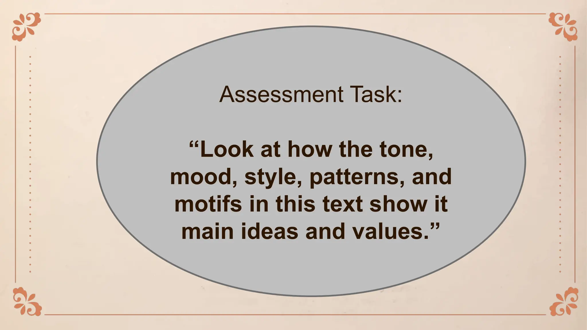 Literary Text as Expressions of Individual or Communal Values within ...