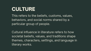 English 7 Q3 - Lesson 3 Influences of History, Culture, Environment ...
