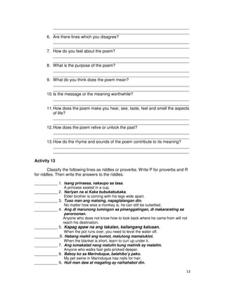 English 7 quarter 3 | PDF