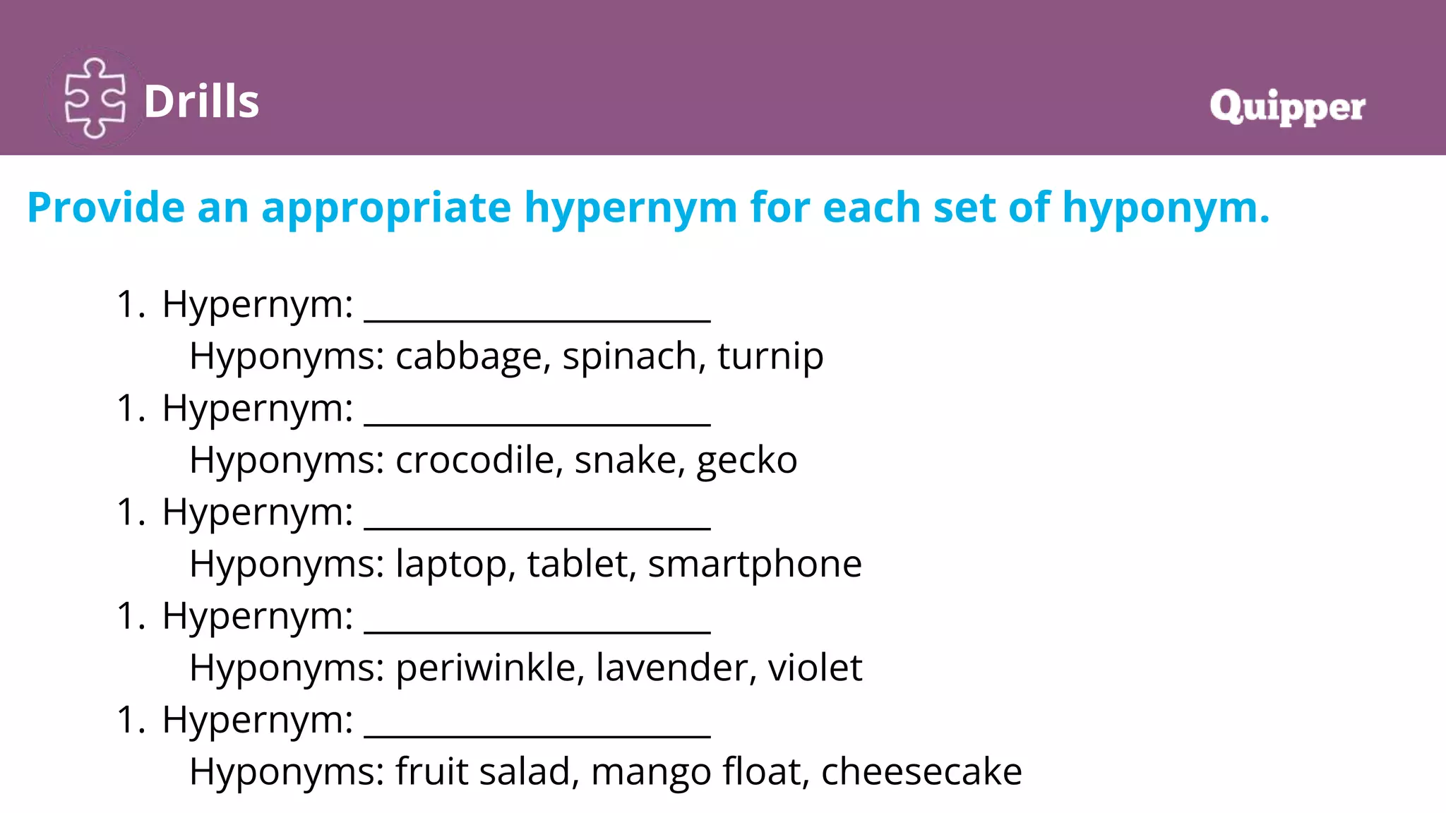 English 7_Unit 17_Lesson 2_Hyponyms.pptx