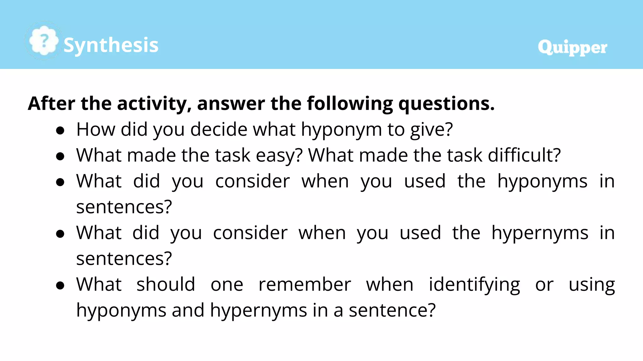 English 7_Unit 17_Lesson 2_Hyponyms.pptx | Musical Instruments ...