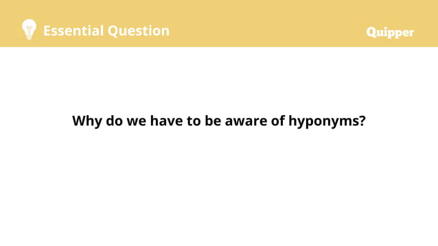 English 7_Unit 17_Lesson 2_Hyponyms.pptx | Musical Instruments | Hobbies & Interests