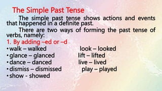 Using The Simple Tenses Of Verbs.pptx