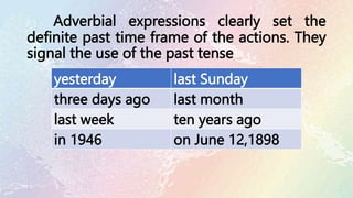 Using The Simple Tenses Of Verbs.pptx