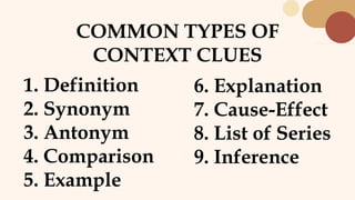 English 8 - Lesson 1 Context Clues.pptx
