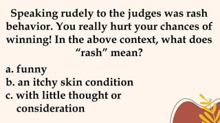 English 8 - Lesson 1 Context Clues.pptx