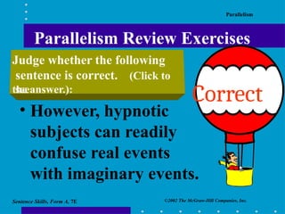 English 8 - Parallel Structure ENG. pptx | PPTX
