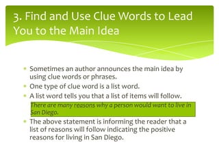 English 83 r – topic & main idea | PPT