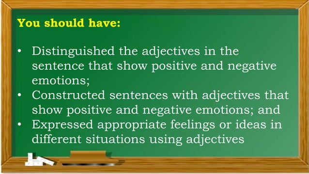 Using adjective positive and Negative for Emotional response | PDF