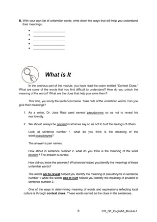 english8_q1_mod1_DeterminingMeaningofWordsandExpressions_v2.pdf | Free Download