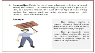 English 8 Quarter 3 Week 2 Lesson Propaganda Techniques.pptx