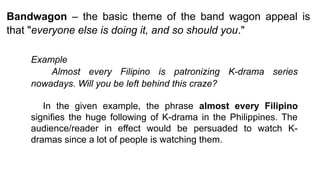 English 8 Quarter 3 Week 2 Lesson Propaganda Techniques.pptx