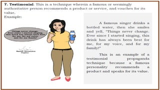 English 8 Quarter 3 Week 2 Lesson Propaganda Techniques.pptx