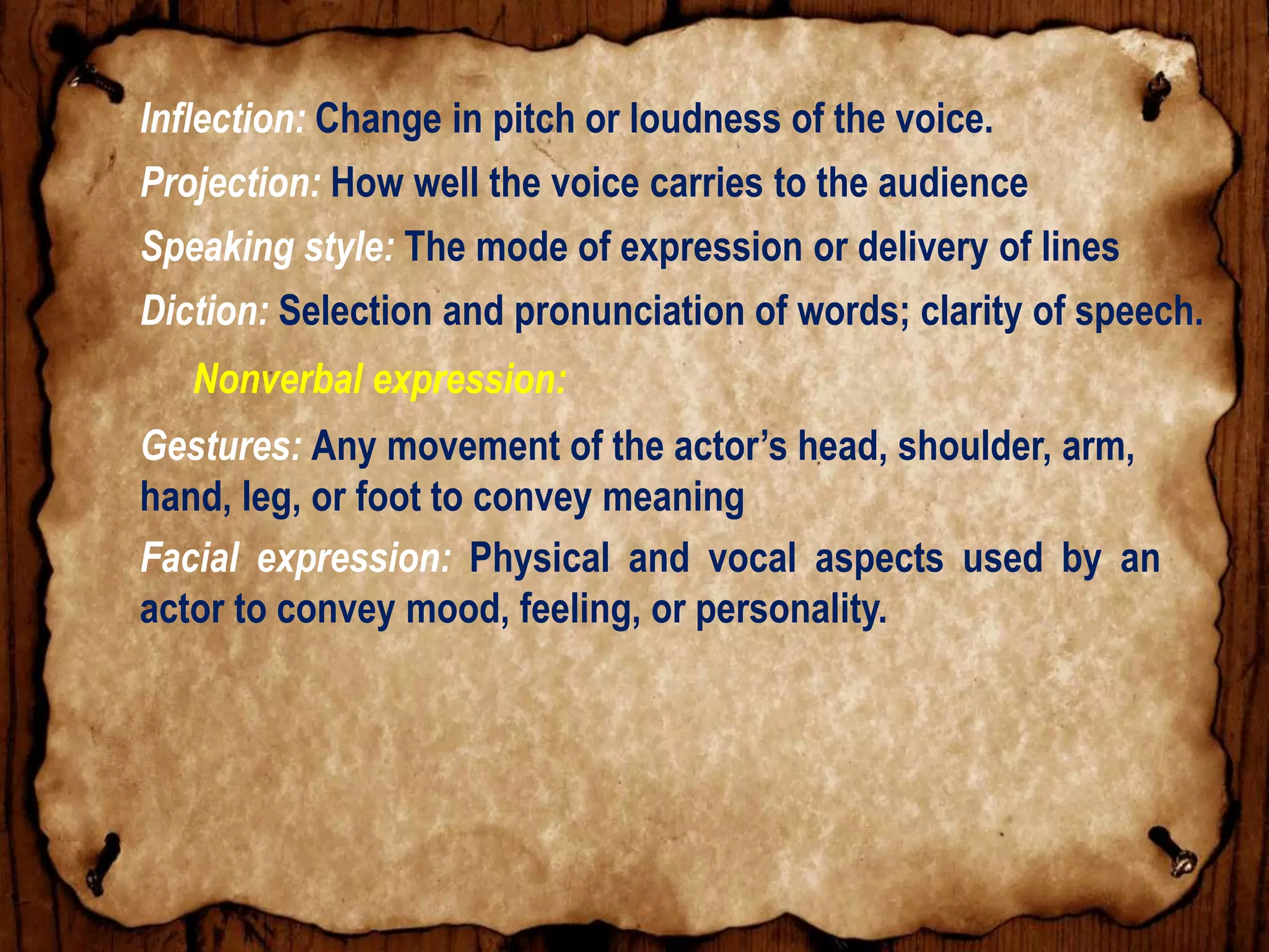 DRAMA powerpoint presentation. | PPTX