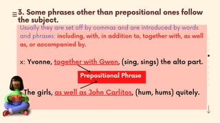 SENTENCES/S-V AGREEMENT | PDF