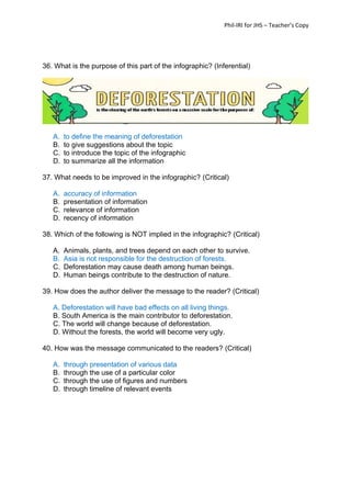 Reading materials for English 8 learners | PDF