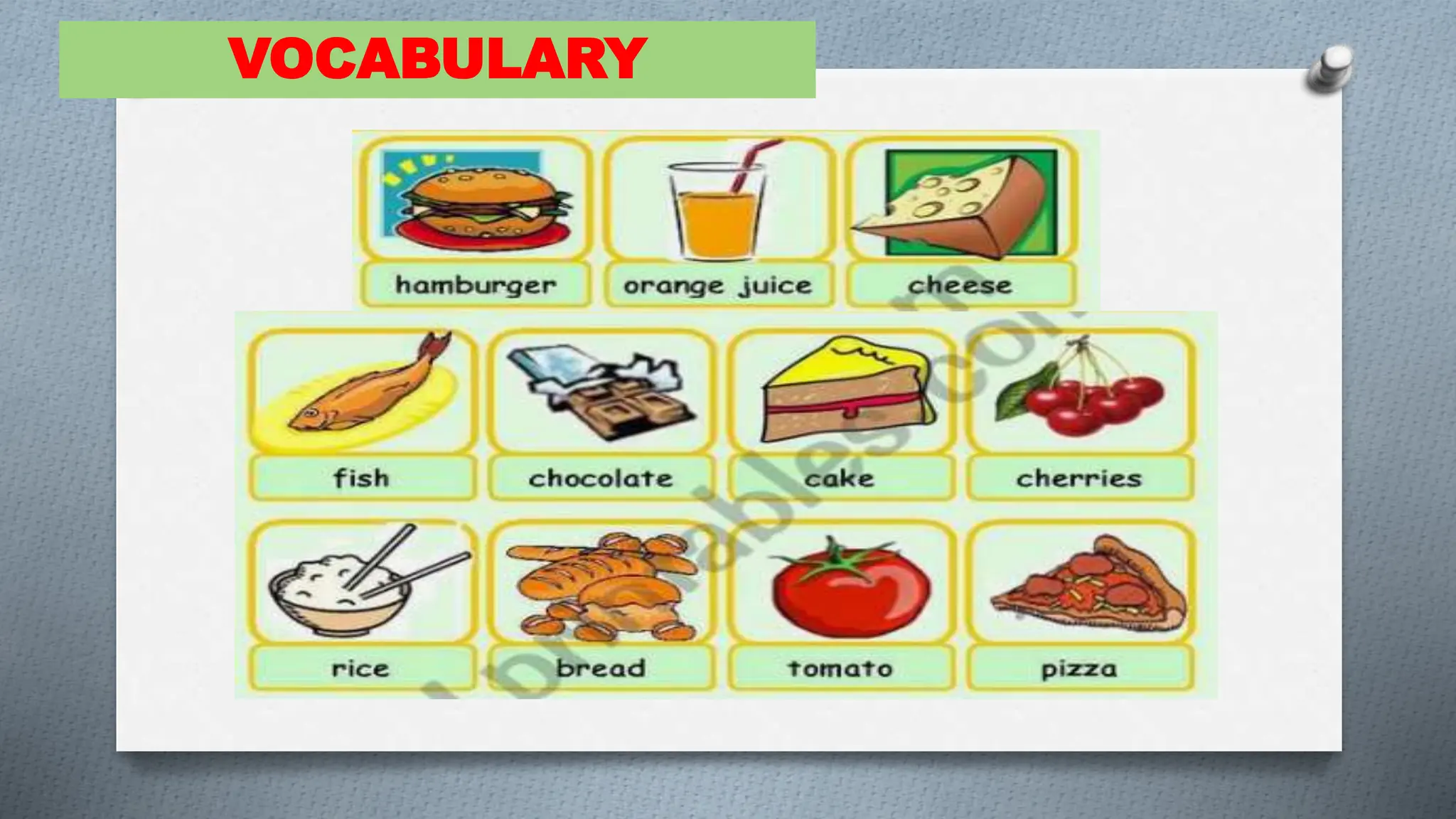 clase de comida saludable y no saludable clase de ingles | PPTX