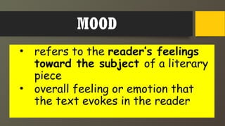 ENGLISH 8 tone and mood. Identifying mode and tone | PPTX