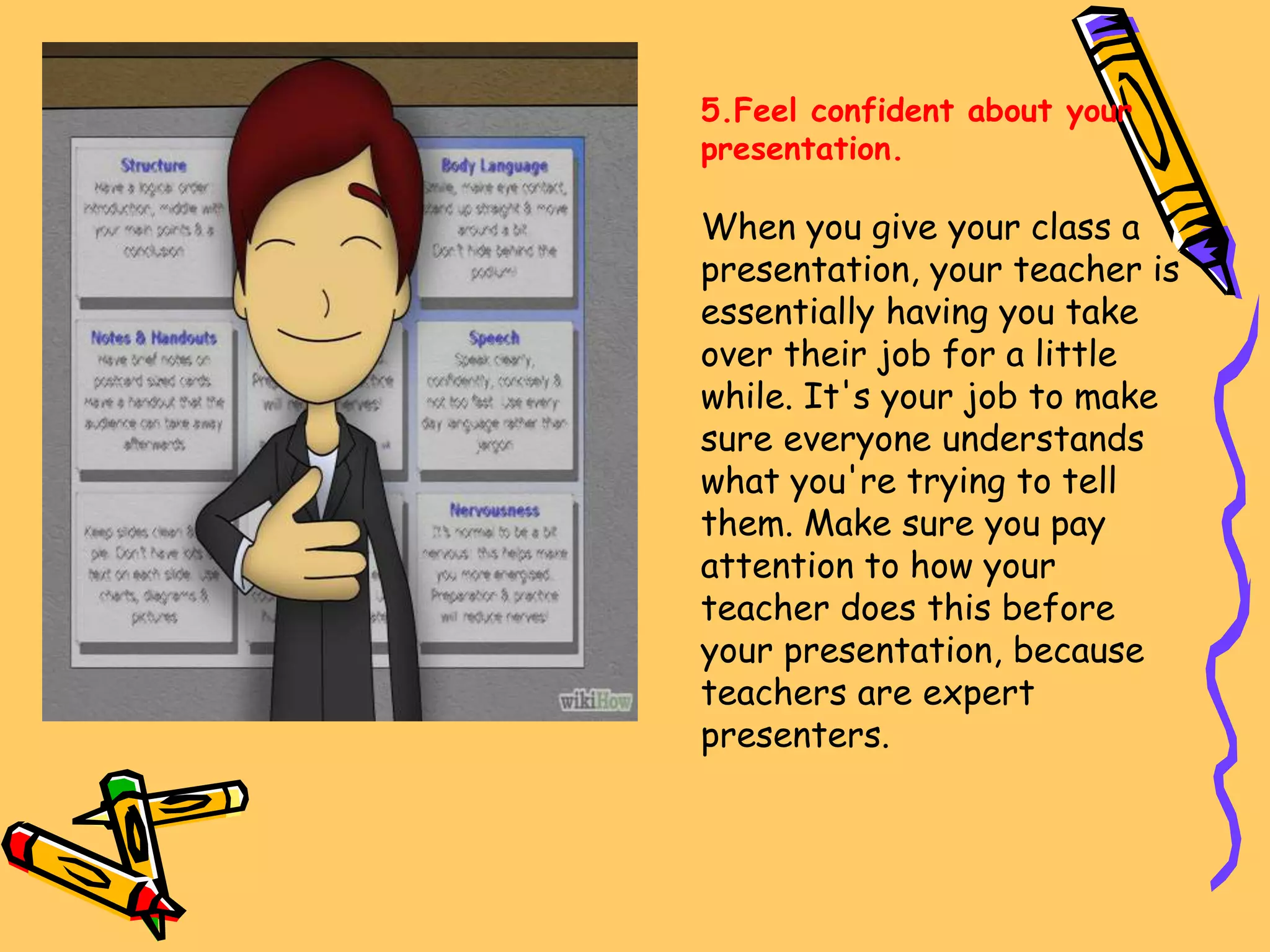 How to Report In-front of a Class | PPTX