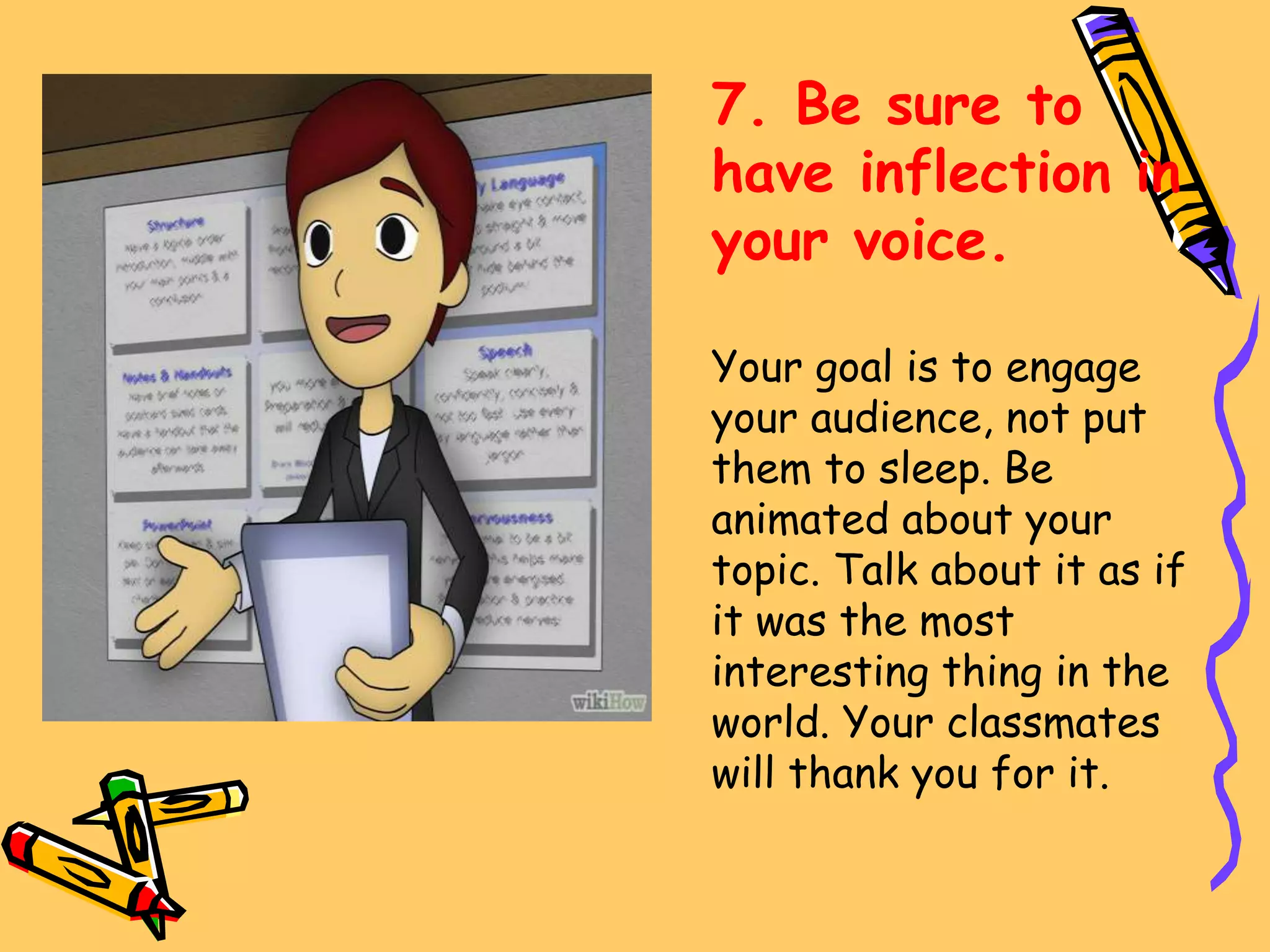 How to Report In-front of a Class | PPTX