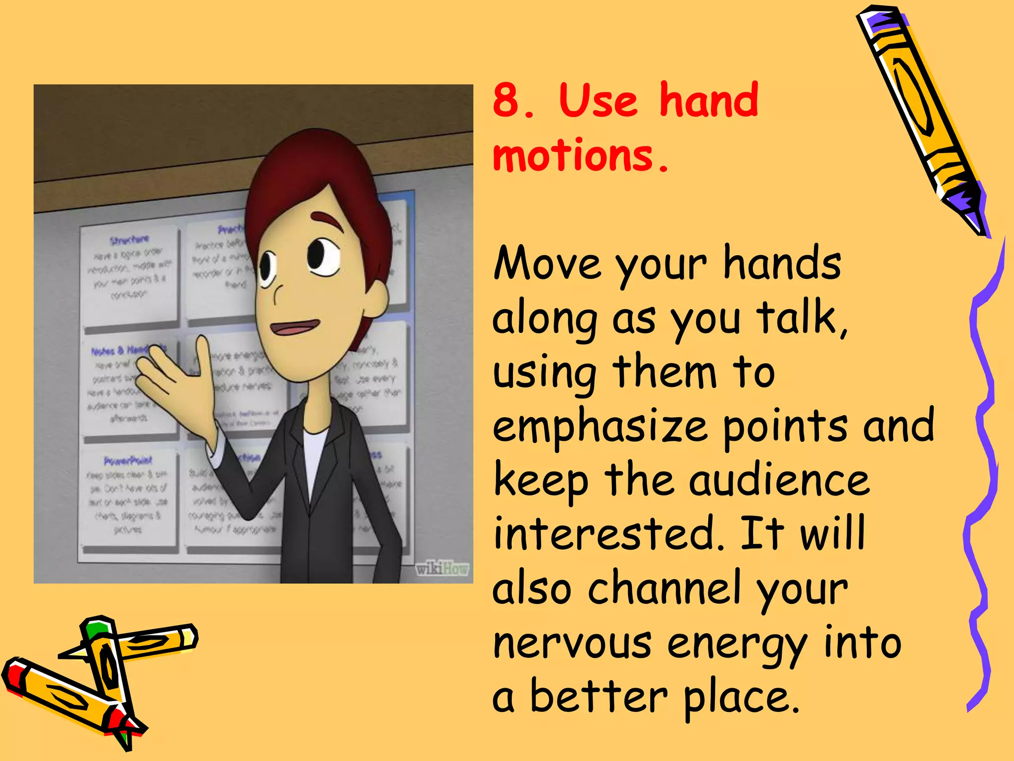 How to Report In-front of a Class | PPTX