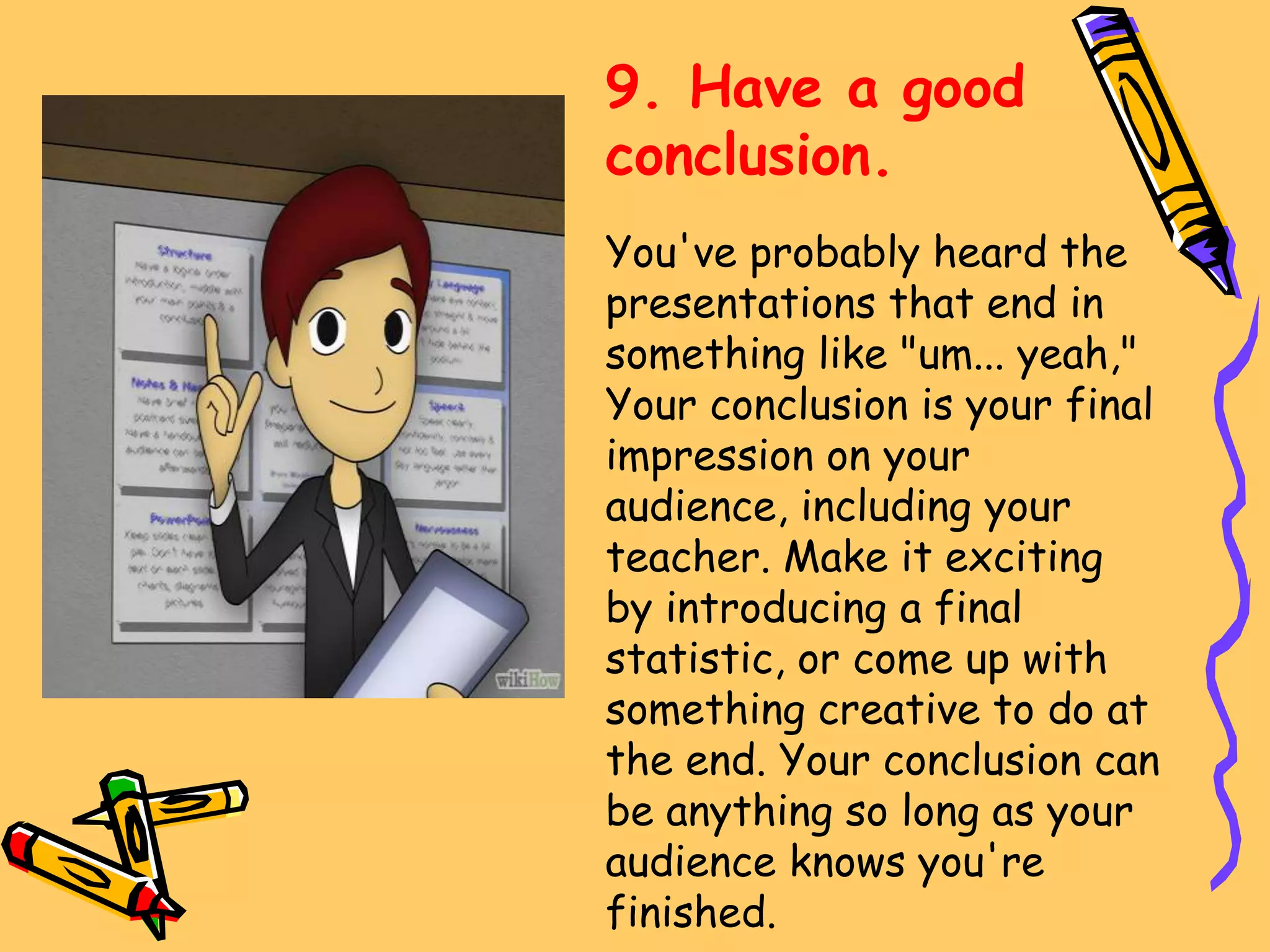 How to Report In-front of a Class | PPTX