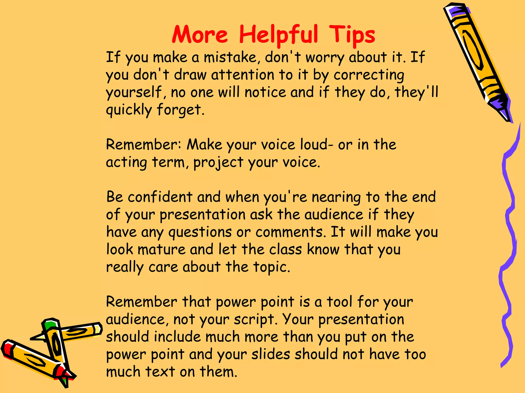 How to Report In-front of a Class | PPTX