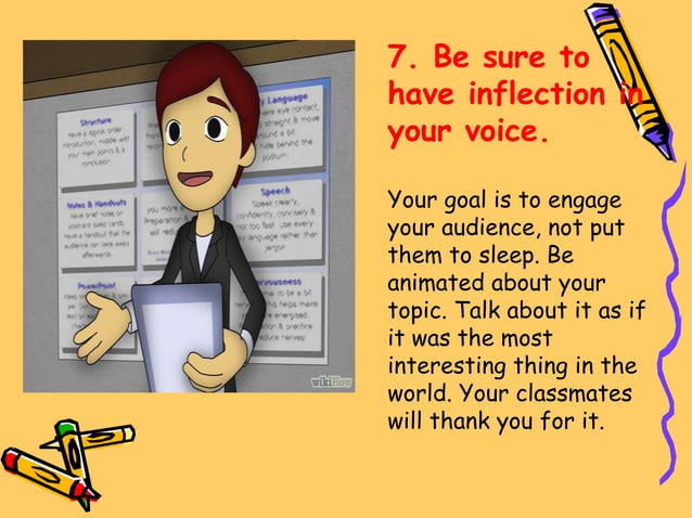 How to Report In-front of a Class | PPTX