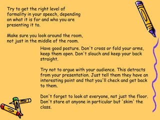 How to Report In-front of a Class | PPTX