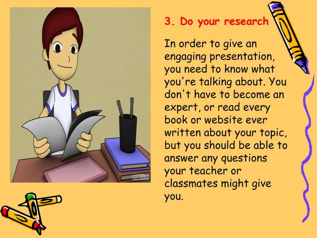 How to Report In-front of a Class | PPTX