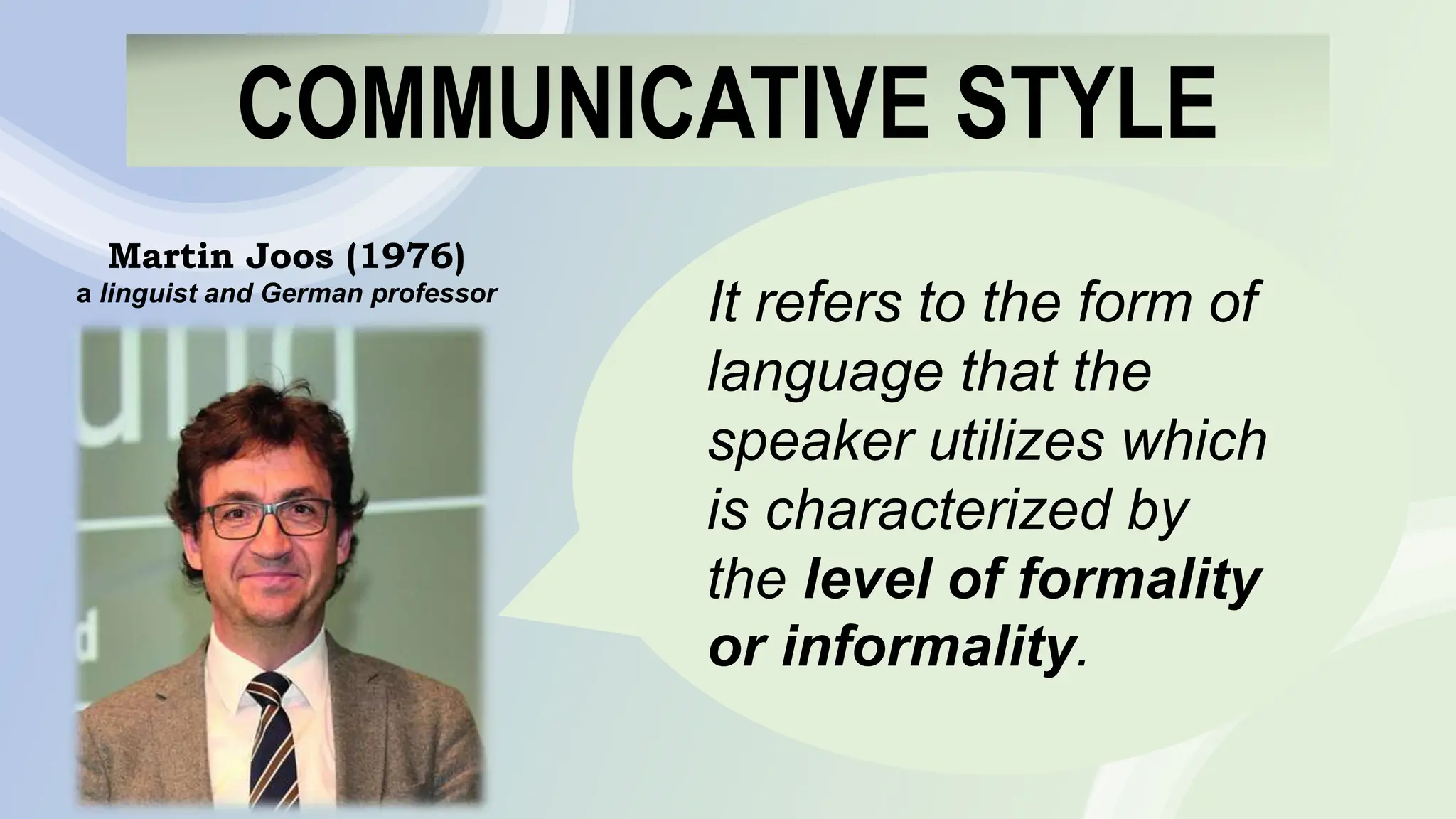 Grade 9 English Lesson: Communicative Styles | PPTX