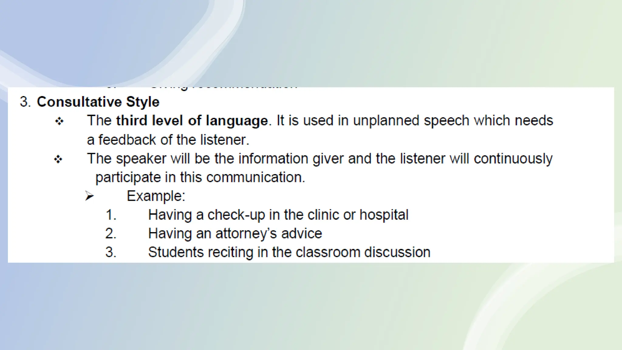 Grade 9 English Lesson: Communicative Styles | PPTX