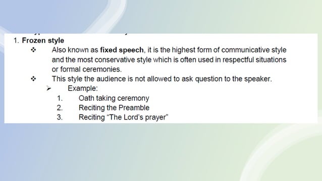 Grade 9 English Lesson: Communicative Styles | PPTX