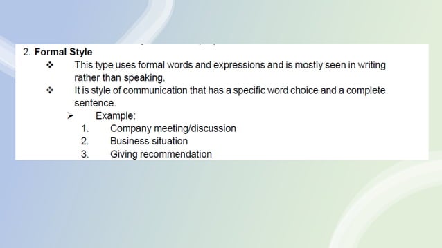 Grade 9 English Lesson: Communicative Styles | PPTX