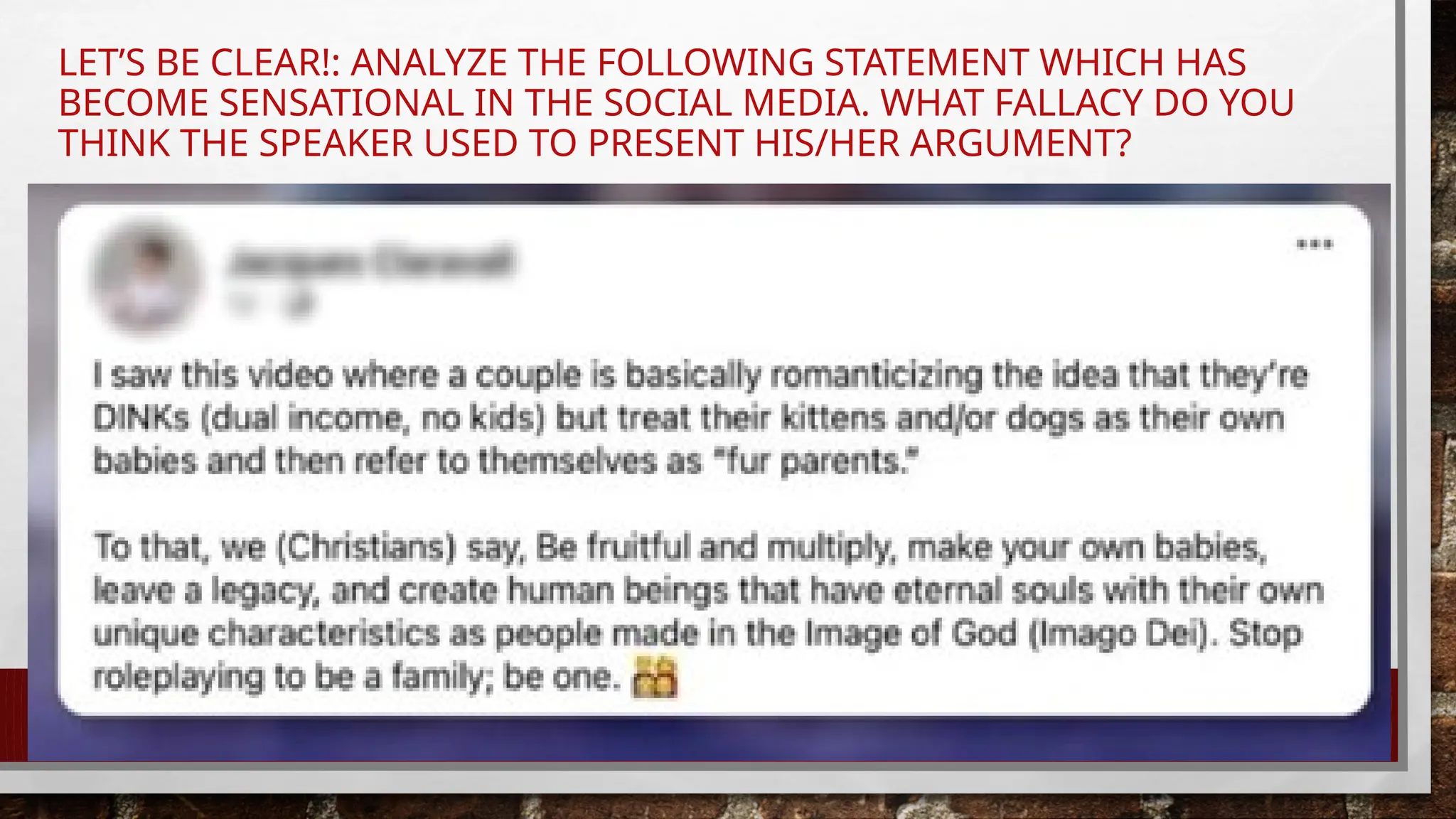 English 9 PPT on fallacy, Faulty Logic, and Unsupported Fact | PPTX